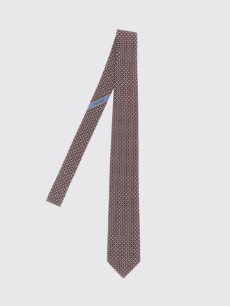 Ferragamo Krawatte aus reiner Seide mit durchgehendem Gancini-Monogramm