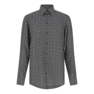 Dolce & Gabbana Bedrucktes Martini-Hemd aus Seidentwill - - Shirts - Herren - Mehrfarbig - 2XL