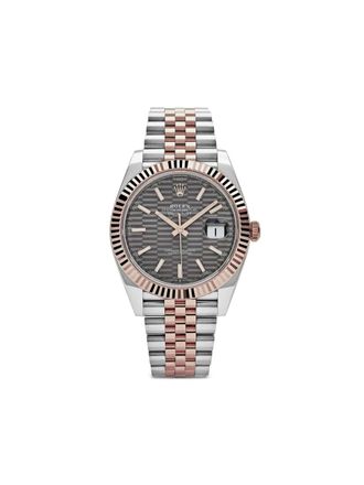 Rolex montre Datejust 41 mm (2024) - Noir