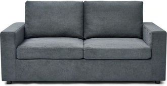 Habitat et Jardin Habitat Et Jardin - Canap&eacute; convertible express en tissu Elena - 3 places - Couchage 140 cm - Gris