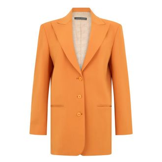 Alberta Ferretti Damen, Jacken, Orange, SGr&ouml;&szlig;e