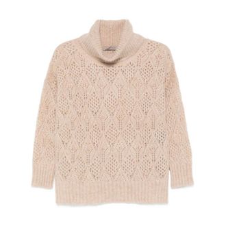 D.exterior Femme, Pulls, Beige, Taille: 40 FR Pull &agrave; col roul&eacute;