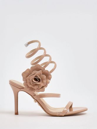 Twentyfourhaitch Sandales &agrave; Talons Femme couleur Sable
