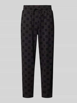 HUGO BOSS Regular Fit Sweathose aus Baumwoll-Mix
