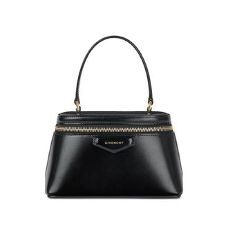 Givenchy Antigona Vanity Bag In Box Leather With Chain