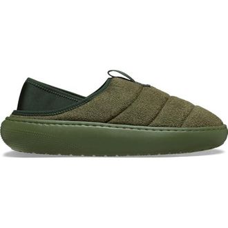 Crocs Mocassins classiques unisexes pour adulte, Daim vert kaki, 8 Women/6 Men