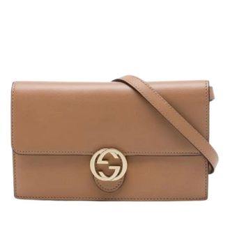 Gucci Pre-owned Wallet on Chain - Femme - Pre-owned - Beige - Taille: ONE Size
