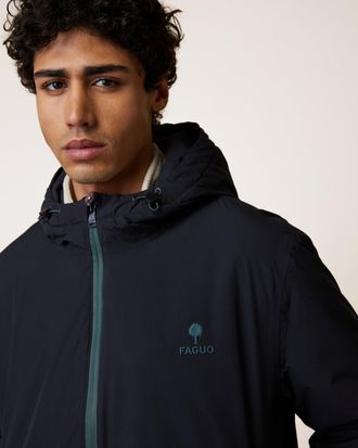 Faguo Parka imperm&eacute;able noir