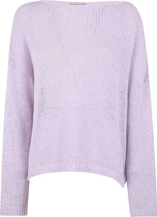 Nuur Pull Col Rond - Rose