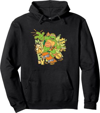 Teenage Mutant Ninja Turtles Mikey geht an Bord von Michelangelo Pullover Hoodie