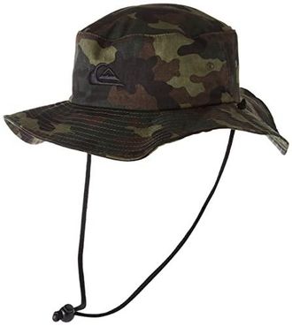 Quiksilver Bushmaster Chapeau de Brousse pour Protection Contre Le Soleil, Bord Souple, pour Homme, Camouflage, S/M