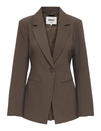 Only Damen Onlraven Life L/S Sculpture Blazer TLR, Chocolate Martini, 40