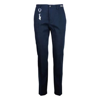 Paul & Shark Homme, Pantalons, Bleu, Taille: XL Chino Bleu Coupe R&eacute;guli&egrave;re avec Fermeture &Eacute;clair
