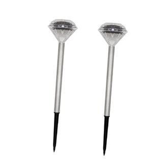 OSALADI Solar-gartenleuchten 2 Stück Wegeleuchten Für Den Außenbereich Für Garten Terrasse Hof