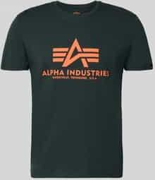 Alpha Industries T-Shirt mit Label-Detail Modell BASIC