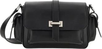 Hogan Hobo Bags - Rectangular Black Bag With Structured Silhouette - Gr. unisize - in Schwarz - für Damen