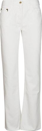 Palm Angels Straight Leg Jeans - Wei&szlig;