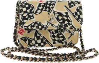 Chanel Sac bandouli&egrave;re mini vintage doccasion - Femme - Pre-owned - Beige - Taille: ONE Size