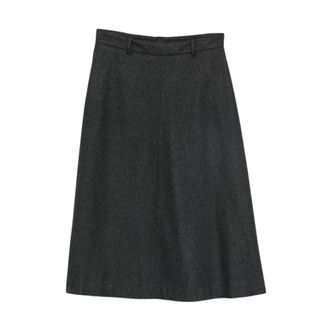 Nine In The Morning Ausgestellter Midirock - - Skirts - Damen - Grau - W29