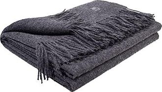 Zoeppritz Zoeppritz Decke in der Farbe: Dunkelgrau, aus Alpacawolle hergestellt, Größe: 130x200 cm, 500050-960-130x200