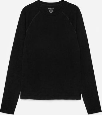 Arket Nahtloses Oberteil Aus Wollmischung -Schwarz