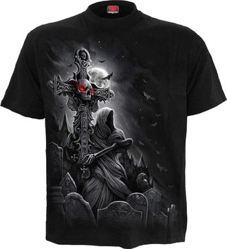 Spiral Grave Walker M&auml;nner T-Shirt schwarz L 100% Baumwolle Gothic, Streetwear