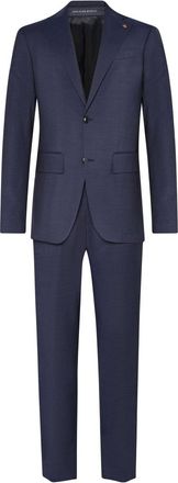 Sartoria Latorre Einreiher-Anzug aus einem Schurwolle-Seide-Mix in