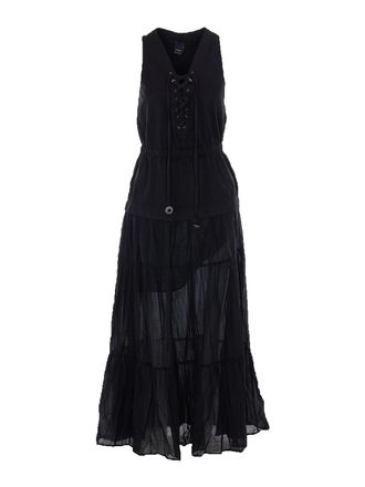 Pinko Robe Au Genou - Noir