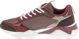 Les Tropeziennes dresco Damen Arya Entspannende Sneakers/Sneaker, Burgunderrot Multi, 36 EU