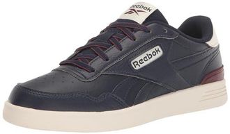 Reebok Baskets Court Advance Clip unisexes pour adulte, Bleu marine/Craie/Bordeaux classique, 46 EU