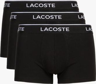 Lacoste Lot de 3 boxers en coton