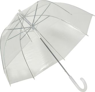 Susino Crystal Clear Dome Stockschirm, 90 cm, transparent, farblos, 90 cm, Stockschirm