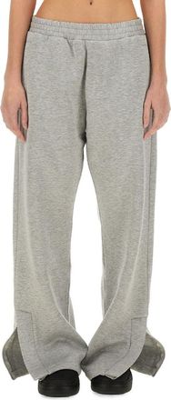 Fiorucci Viscose Blend Trousers - Gray
