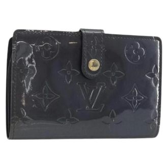 Louis Vuitton Portefeuille vintage en cuir verni Pre-owned - Femme - Pre-owned - Violet - Taille: ONE Size