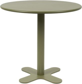 Bo&icirc;te &agrave; Design Table de jardin, Table de bistrot design 80 cm SANJAY Vert en Metal, BOITE A DESIGN