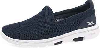 Skechers Go Walk 5 Baskets Femme Blue Textile Trim 38.5 EU