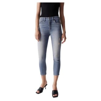 Salsa Slim Cropped Faith Jeans - - Jeans - Damen - Blau - W27 L28