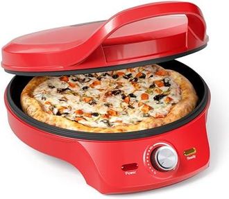Princess Pizza-Maker - &Oslash; 32 cm - Einstellbarer Thermostat - Multifunktional - Inklusive Grillfunktion - bis zu 200&deg;C - 115007