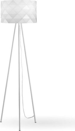 Linea Zero Dreibein-Stehlampe aus wei&szlig;em Metall cm. 40 x 146 Std