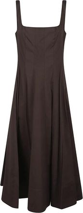 Staud Staud, Femme, Robes, Brun, Taille: 34 FR Wells Dress