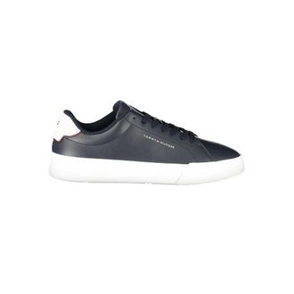 Tommy Hilfiger Homme, Chaussures, Bleu, Taille: 40 EU Baskets Homme en Cuir Bleu