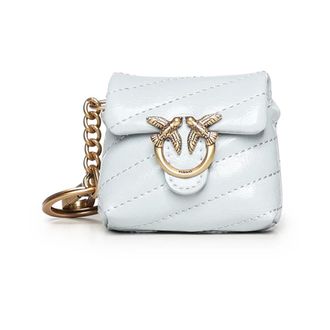 Pinko Pinko, Femme, Accessoires, Bleu, Taille: ONE Size Love Bag Puff AirPods Case