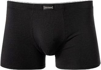 Bruno Banani Herren Shorts schwarz Baumwolle & Mix unifarben