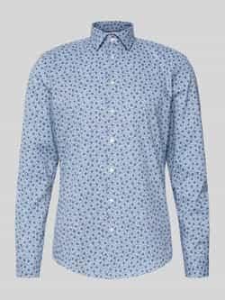 Jake*s Slim Fit Business Hemd mit Kentkragen