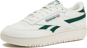 Reebok Femme Club C Double Revenge Basket, Craie Vert foncé, 38.5 EU