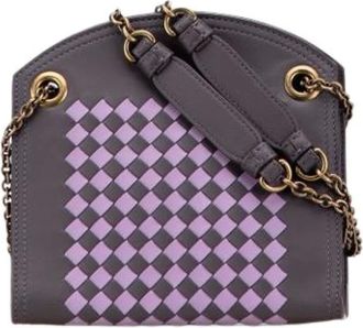 Bottega Veneta Portefeuille &agrave; cha&icirc;ne Pre-owned - Femme - Pre-owned - Gris - Taille: ONE Size
