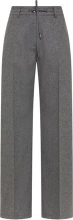 Seventy Pantalon en flanelle &agrave; 5 poches - Femme - Pantalons - Gris - Taille: 34 FR