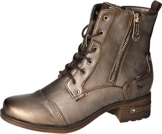 Mustang Jeans Damen Boot Stiefelette Reißverschluss Schnürung 1229-513, Größe:41 EU, Farbe:Mehrfarbig