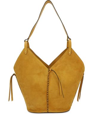 Isabel Marant Tampa suede tote bag - Jaune