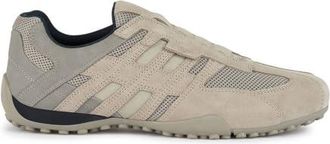 Geox Uomo Snake B Sneaker, Rock/LT Grey, 39 EU, Rock Lt Grey, 39 EU